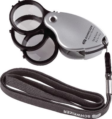 Precision folding magnifier SCHWEIZER