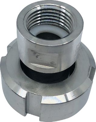Milk pipe screw connection, transition piece, tapered socket according ...