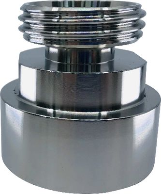 Milk pipe screw connection male part according to DIN 11851