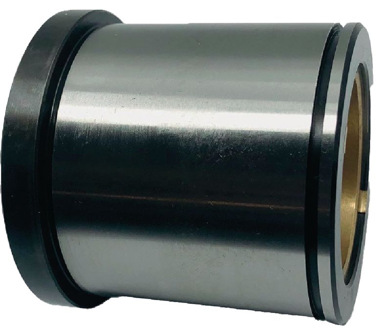 Kugelumlaufbuchse mit Bund, ohne Zentrieransatz mit Einstich | BRW-CH