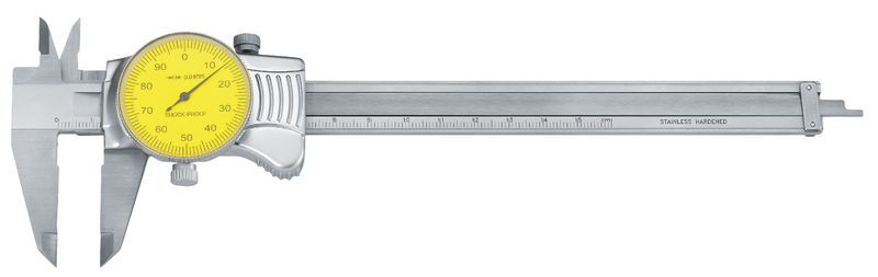 Messschieber mit Rundskala NERIOX Auflösung 0.01 mm | BRW-CH
