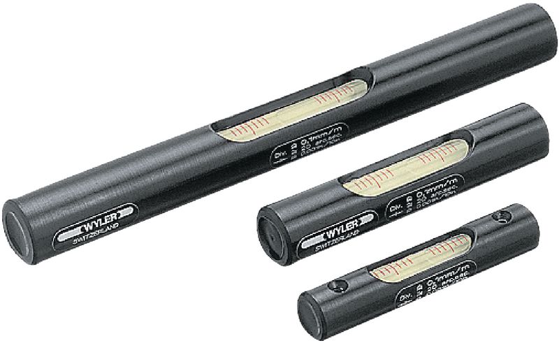 Tubular spirit level WYLER Type 59, sensitivity 0.1 mm/m | BRW-CH