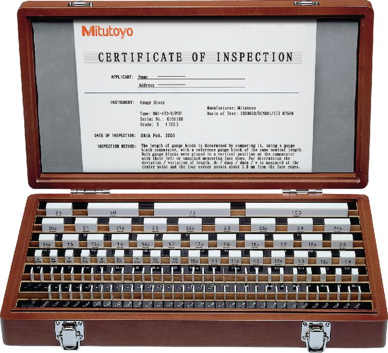 MITUTOYO CERA BLOCK Set of ceramic parallel gauge blocks | BRW-CH
