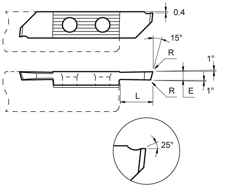 APPLITEC Wendeplatte 761LX25 | BRW-CH