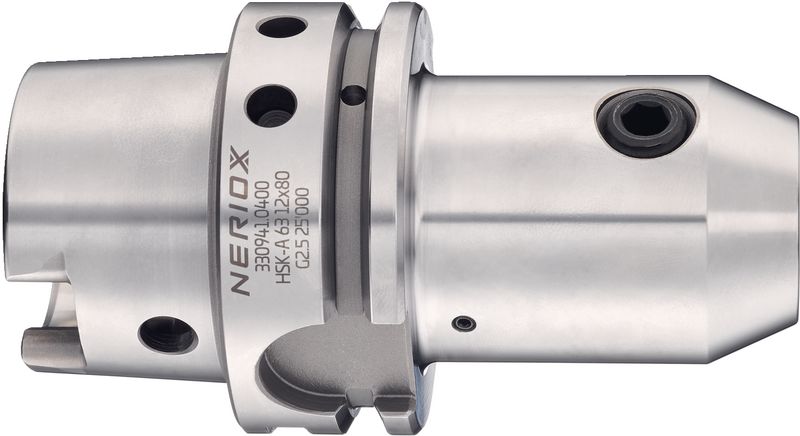 NERIOX Mandrin de serrage à méplat HSK-A63, A=100 avec arrosage, DIN ...