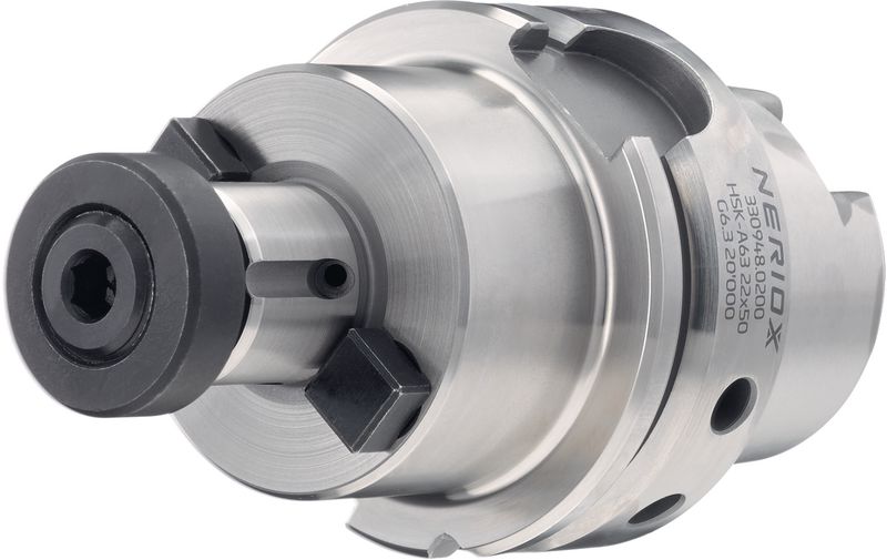 NERIOX Face mill holder HSK-A63 with cooling channel bore, DIN 69893 ...