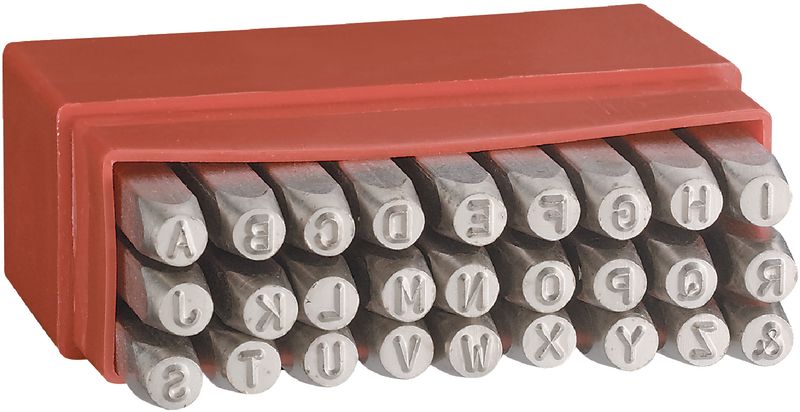 Precision letter punch set PRYOR | BRW