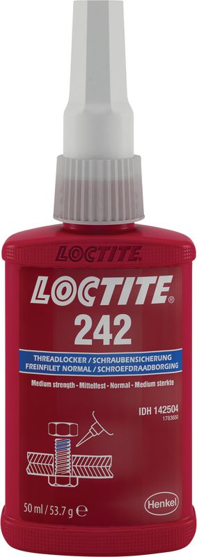 Threadlocker LOCTITE, medium strength Type 242 | BRW-CH