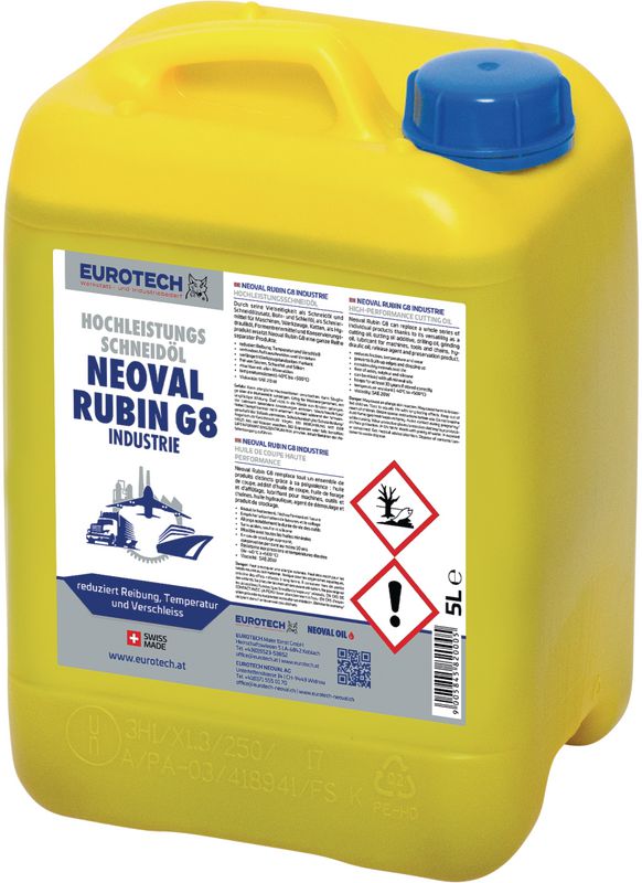 Multifunktionales Hochleistungsöl NEOVAL Rubin G 8 | BRW-CH