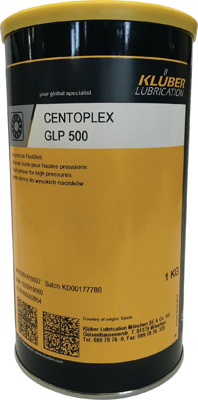 Multipurpose semi-fluid grease, brown KLÜBER Centoplex GLP 500 | BRW-CH