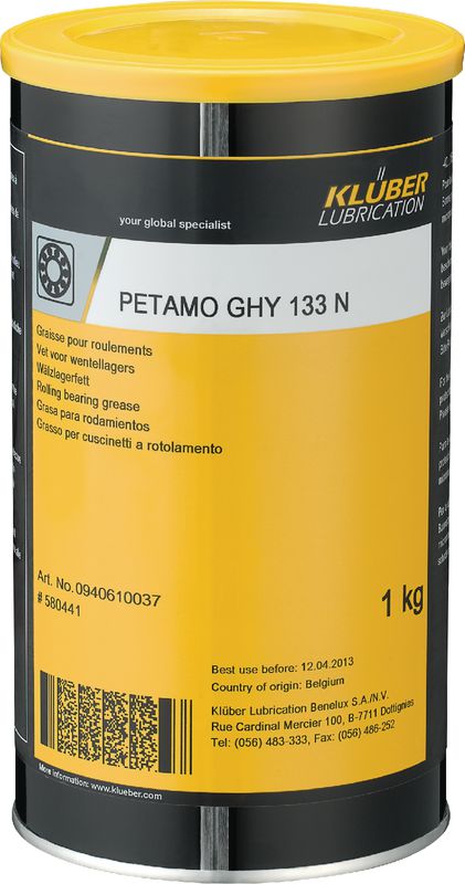 Long-term and high-speed lubricating grease KLÜBER PETAMO GHY 133 N ...