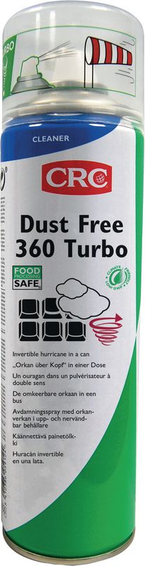 Spray à gaz comprimé CRC Dust Free 360 Turbo | BRW-CH
