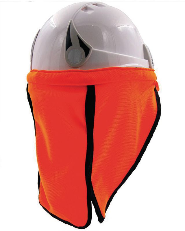 Nackenschutz leuchtorange UV 50+ mit Stirnblende | BRW-CH
