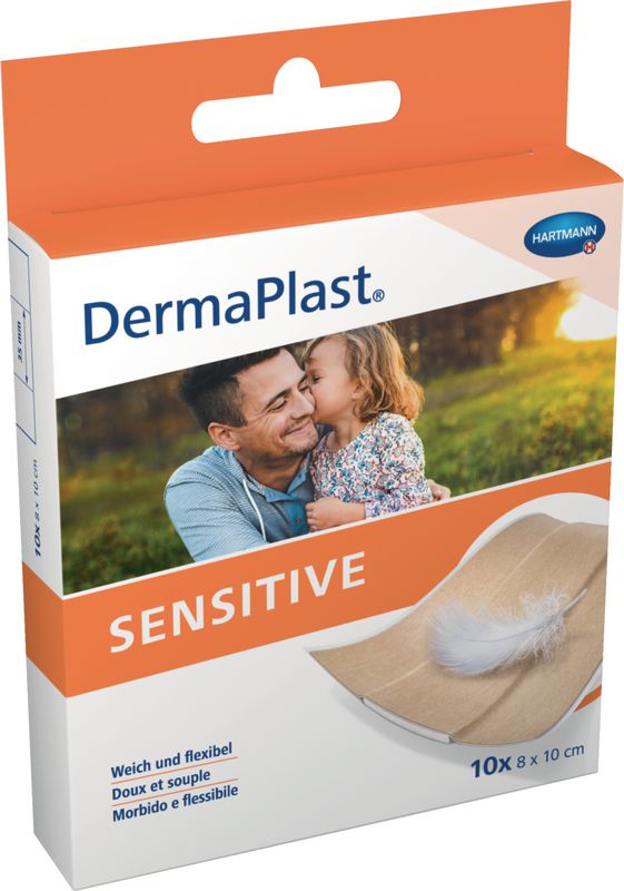 Pflaster DermaPlast® Sensitive hautfarbig | BRW-CH