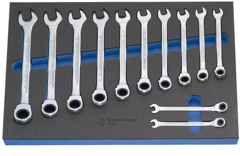 PREMIUM module ratcheting combination wrench set | BRW-CH