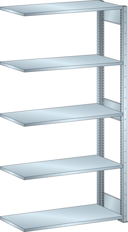 Universal shelving LISTA, galvanised L1006 | BRW-CH