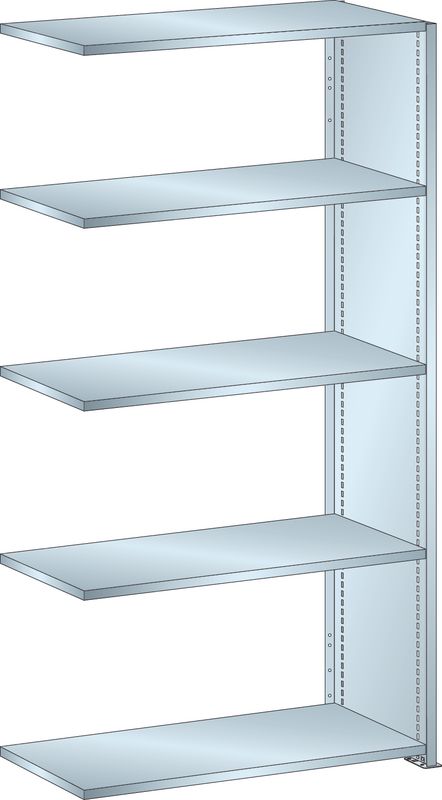 Universal shelving LISTA, galvanised L1006 | BRW-CH