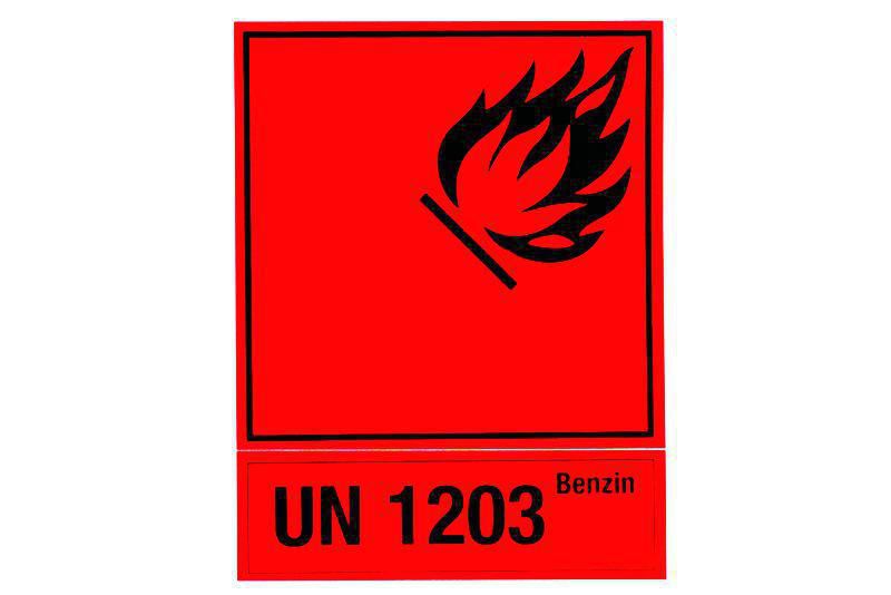 UN warning sticker for canister | BRW-CH