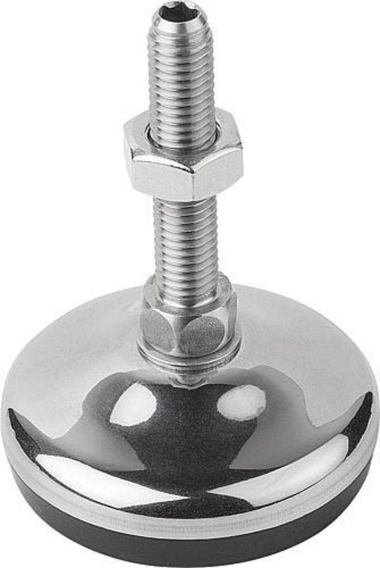 Stellfuss KIPP, K0739, Edelstahl, Form C | BRW