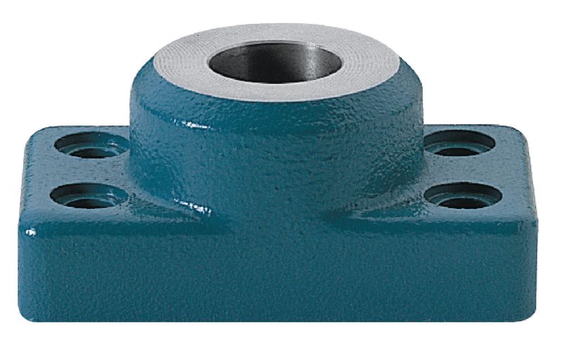 Mounting flange for guide pillars with screw holes | BRW-CH