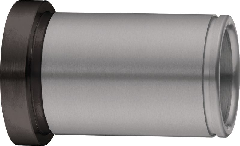Guide bush with collar and circlip groove without spigot | BRW-CH