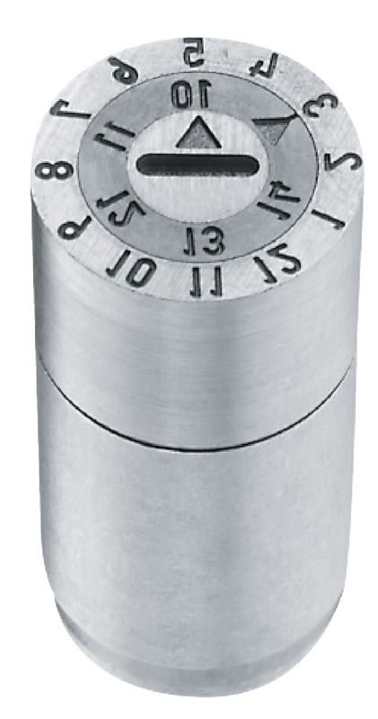 Tampon dateur DATI 9000, sans déplacement en hauteur Type BC, 12 mois ...