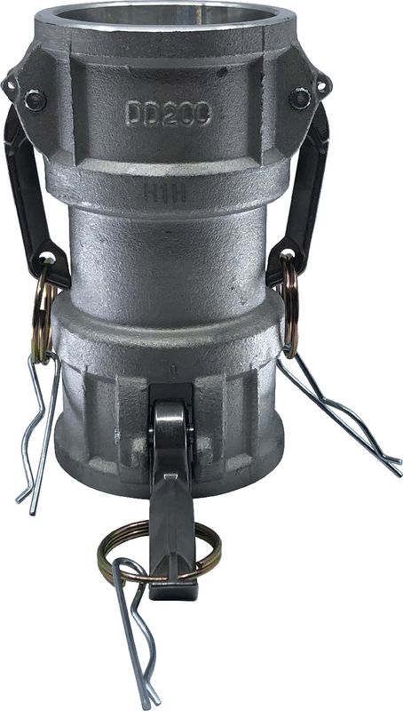 Adapter pieces KAMLOK made from aluminium Type D - D | BRW