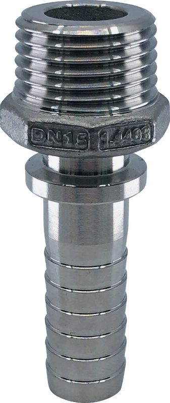 Raccord mâle pour coquille en acier inoxydable | BRW