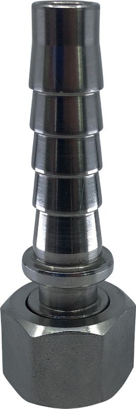 Steam hose fitting made from stainless steel according to EN 14423 | BRW