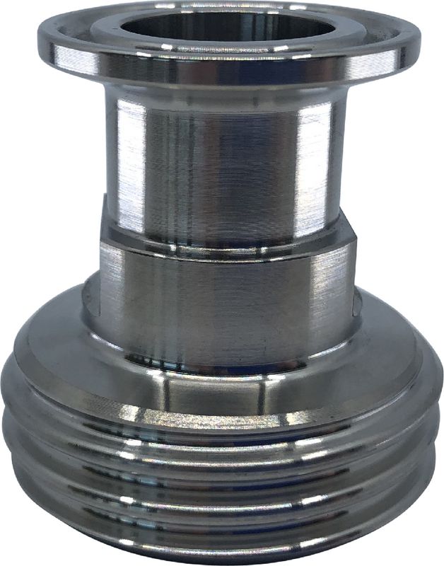 Tri-Clamp transition piece according to DIN 32676 to DIN 11851 external ...