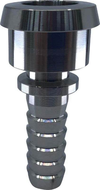Milk pipe screw connection with tapered socket according to DIN 11851 ...