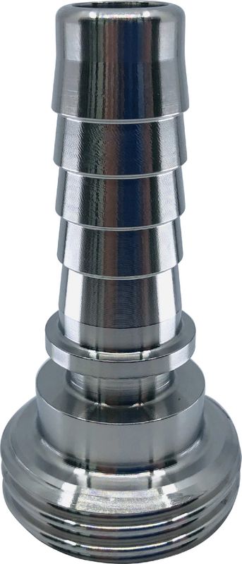 Milk pipe screw connection male part according to DIN 11851 for steam ...