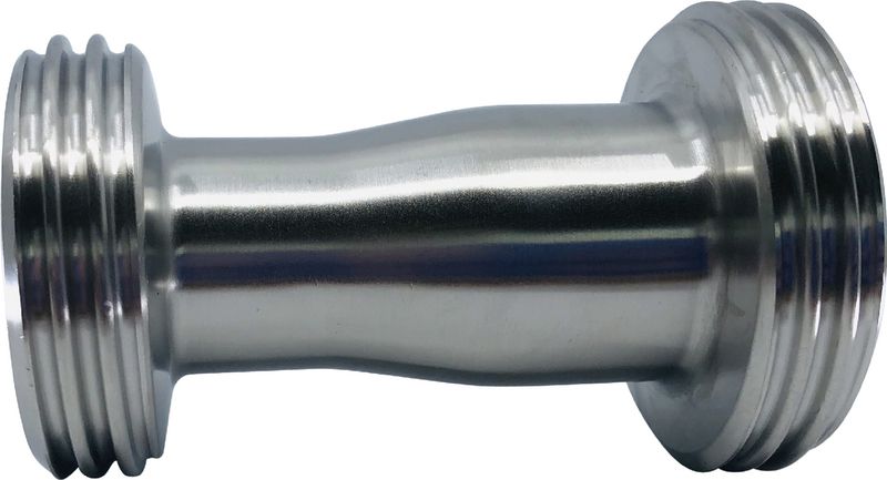 Milk pipe screw connection reduction according to DIN 11851 father part ...