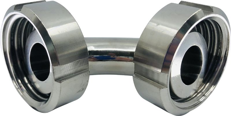 Milk pipe elbow conical socket 90° according to DIN 11851 | BRW