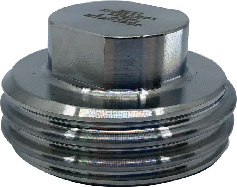 Milk pipe screw connection plug according to DIN 11851 | BRW