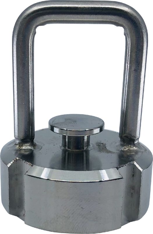 Milk pipe screw connection cap with handle according to DIN 11851 | BRW