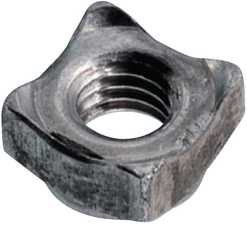 Square weld nuts four weld projections | BRW