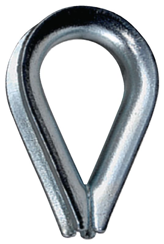 Wire rope thimbles for non-metallic ropes | BRW-CH