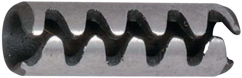 Heavy-duty spring pins with serrated slot, ground | BRW