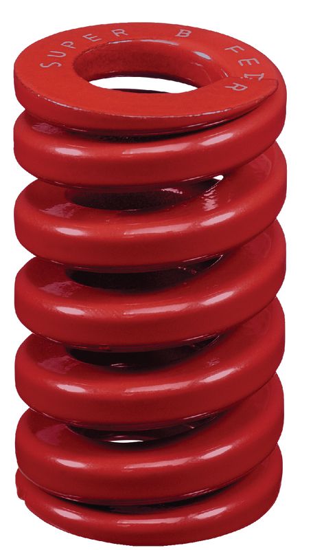 Ressort de pression rouge, pour forte charge | BRW-CH