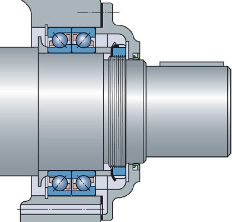 Roulements à contact oblique à une rangée de billes SKF exécution ...