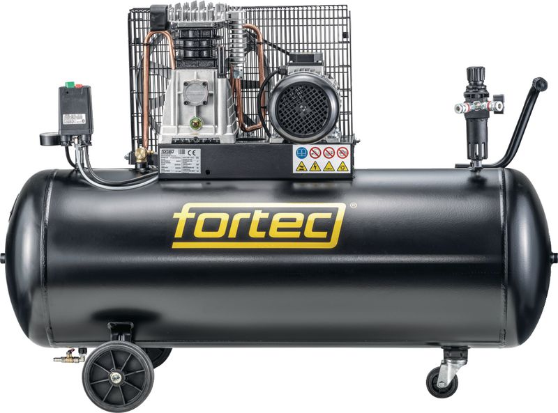 Kolbenkompressor fortec 200 Liter, mobil | BRW-CH
