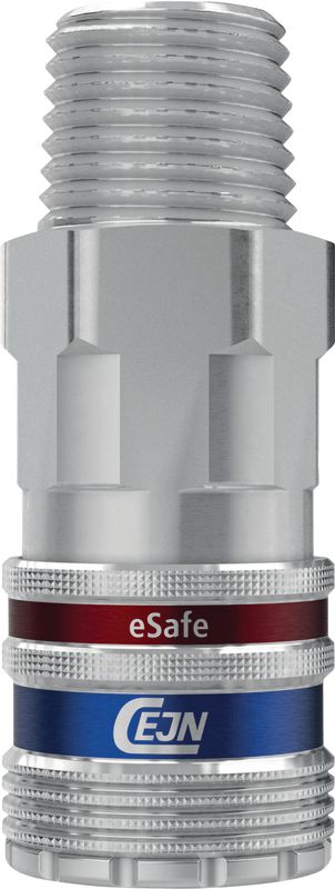 Quick-release safety coupling CEJN eSafe series 410, nominal size 10.4 | BRW
