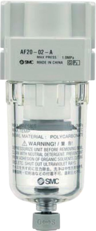 Air filter SMC AF20 With drainage valve | BRW