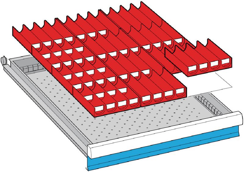 Partition material set LISTA | BRW