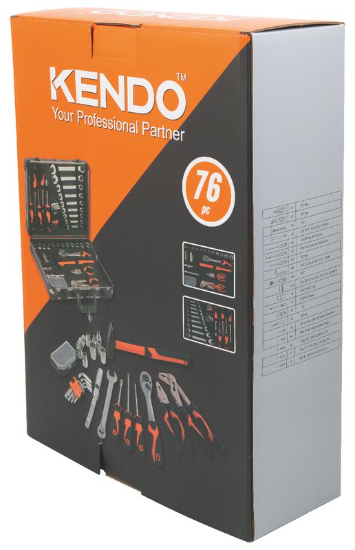 Tool case KENDO 76-piece | BRW-CH