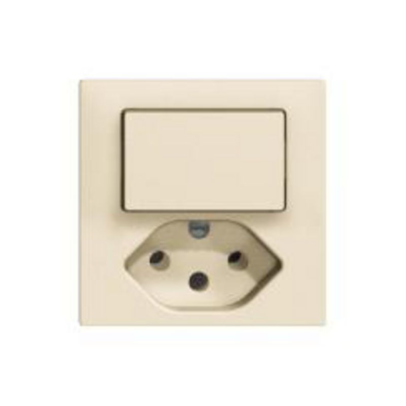 Kleinkombinationen Drucktaster + Steckdose Typ 13 | BRW-CH