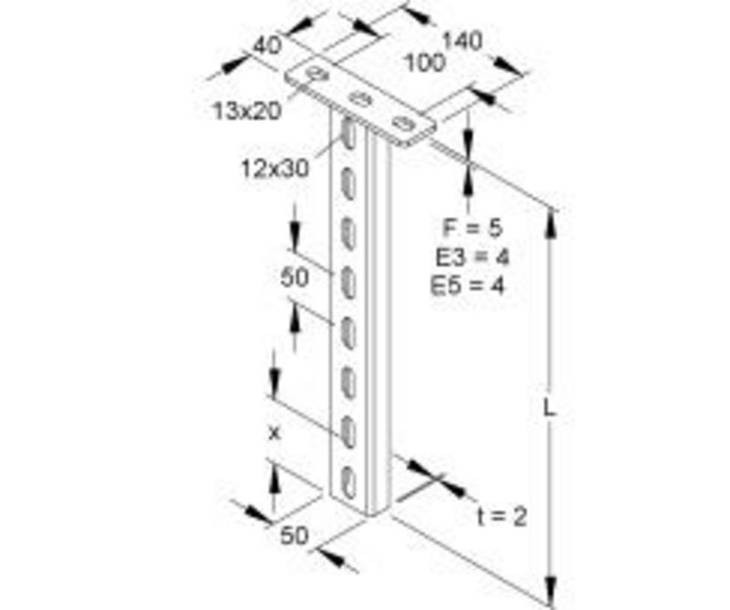 Deckenstützen U-Profil | BRW