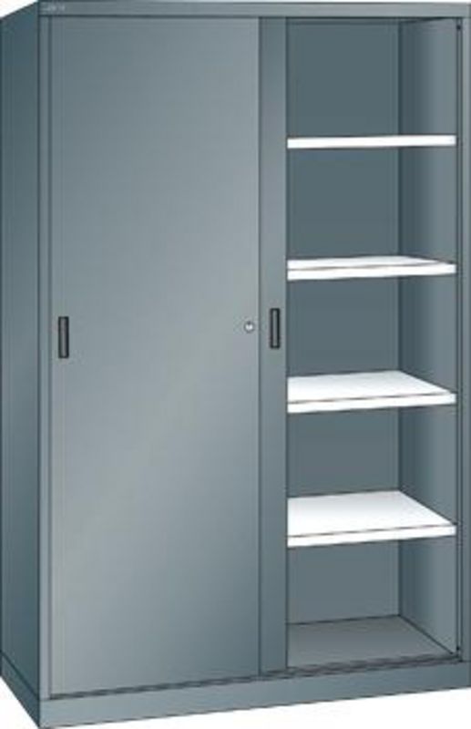 Schiebetürschr 1250/400/1950 N6502B Grau metallic NCS S 6502-B | BRW-CH
