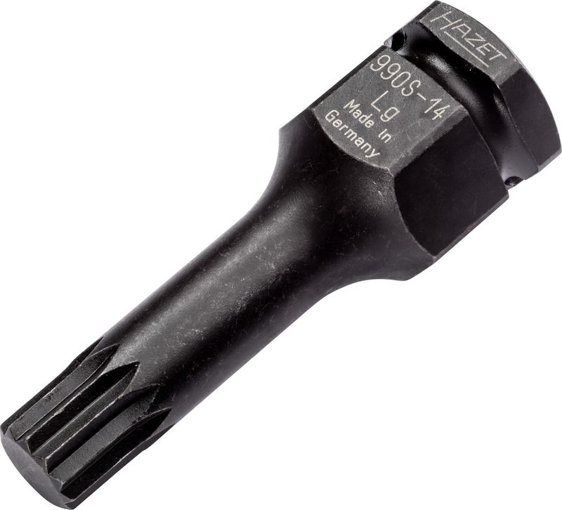 Impact screwdriver socket 990 S 1/2 inch square internal serration | BRW